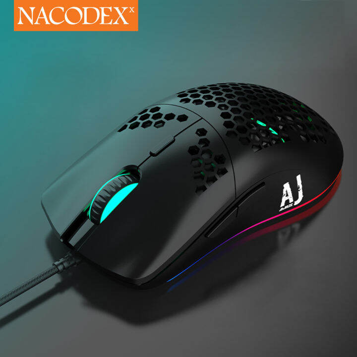 Nacodex Ajazz AJ390 Gaming Mouse 6 Programming Buttons PMW3325 PAW3338 ...