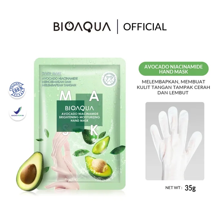 BIOAQUA Niacinamide Brightening Moisturizing Hand Mask 35g | Lazada ...