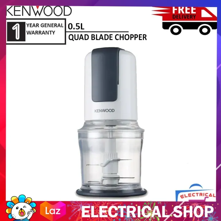 Kenwood Quad Blade Chopper 500ml CH580 (White) | Lazada