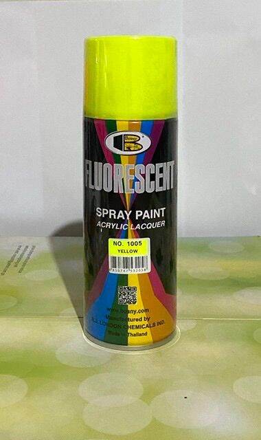 Bosny Fluorescent Spray Paint Yellow No. 1005 | Lazada PH