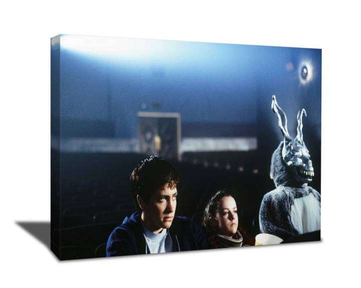 Donnie Darko Movie Theater Scene Wall Art Canvas Frank The Rabbit ...