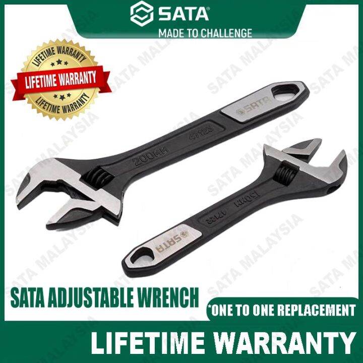 SATA Extra Wide Adjustable Wrench Sata Tools 6" 8" 10" 12" All Sizes ...