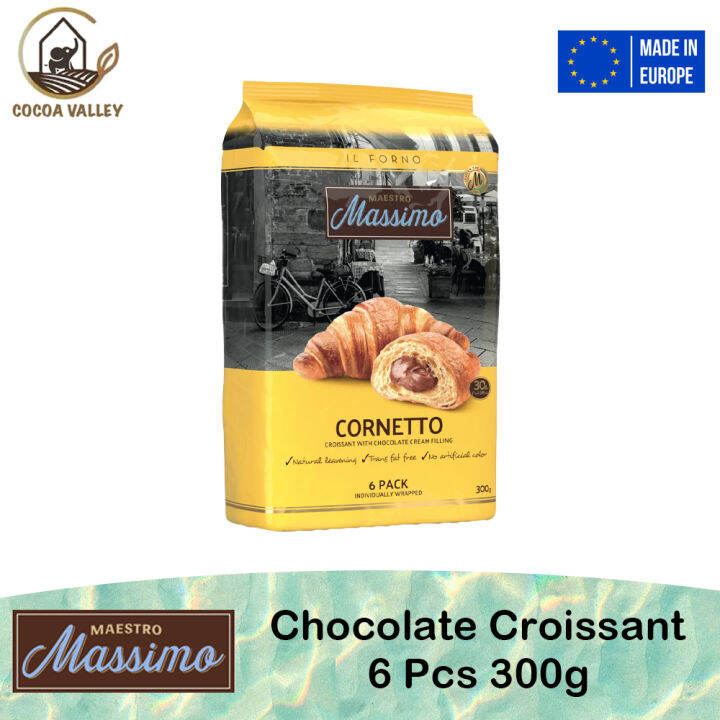 Maestro Massimo Cornetto Chocolate Croissant 6pcs 300g | Lazada