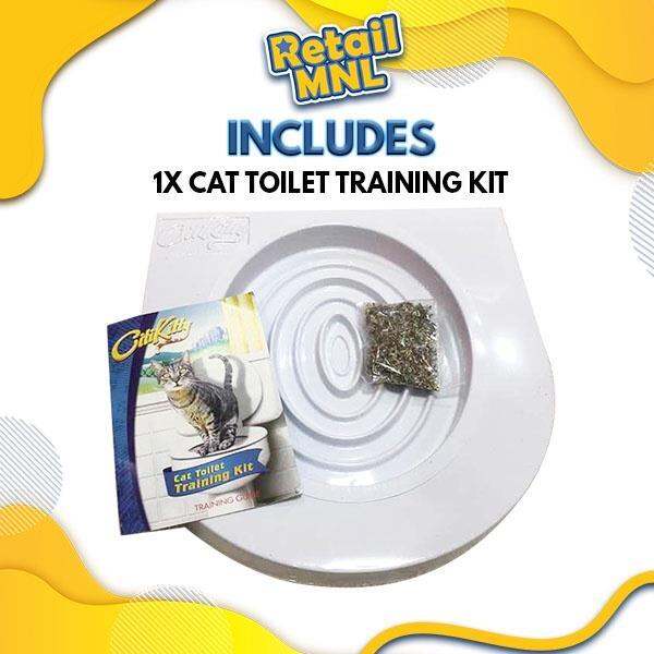 Retailmnl CITI KITTY Cat Toilet Training Kit for Toilet Sitting ...