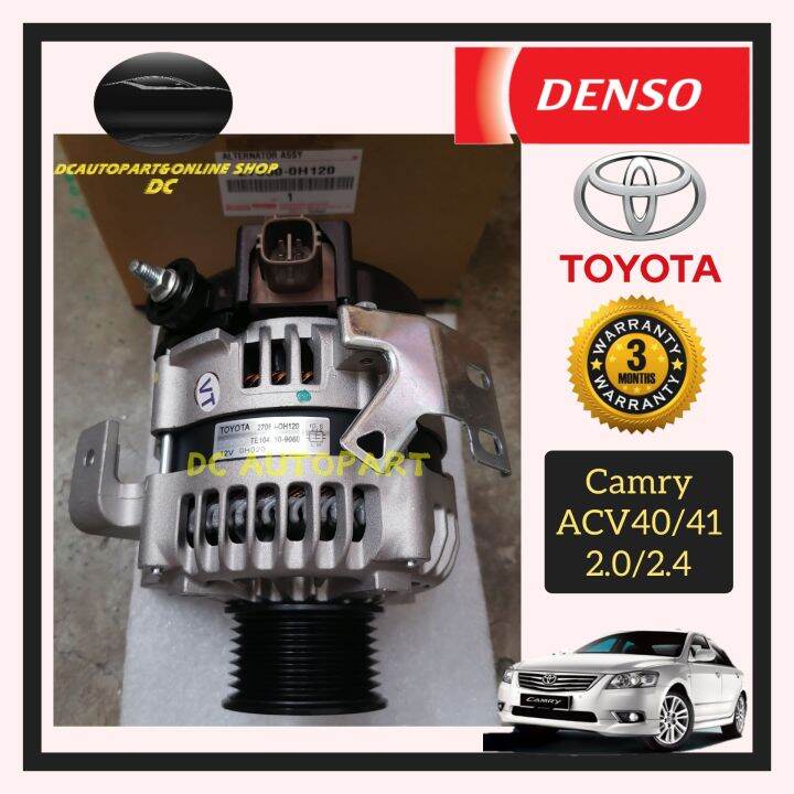 ORIGINAL NEW DENSO ALTERNATOR TOYOTA CAMRY ACV40 ACV41 2.0 2.4 | Lazada