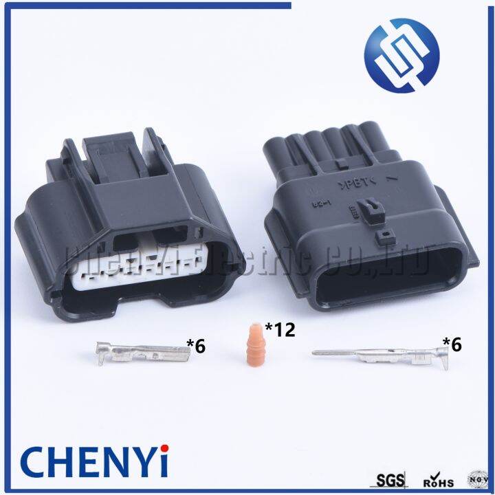 1 set 6 Pin 91 RH-type 7283-8850-30 7282-8850-30 Auto Sensor Plug Air Flow Meter Throttle ...