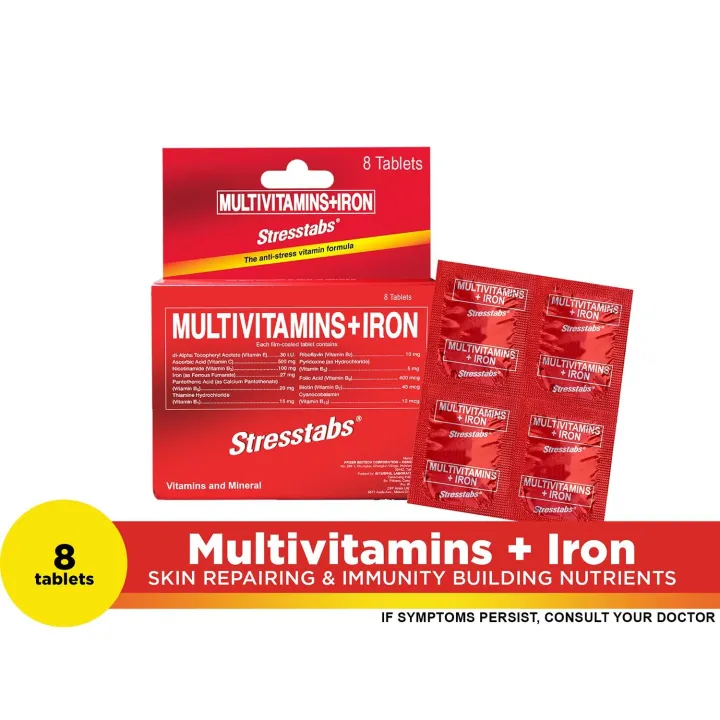 Stresstabs Multivitamins Tablet 8s | Lazada PH