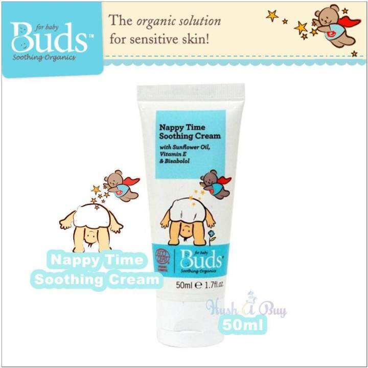 Buds Soothing Organic Nappy Time Soothing Cream 50ml | HUSHABUY | Lazada