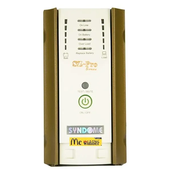 UPS(เครื่องสำรองไฟฟ้า) SYNDOME INNO SERIES 800VA/640WATT รุ่น SZ 801 PRO - สินค้ารับประกัน 2 ปี ...