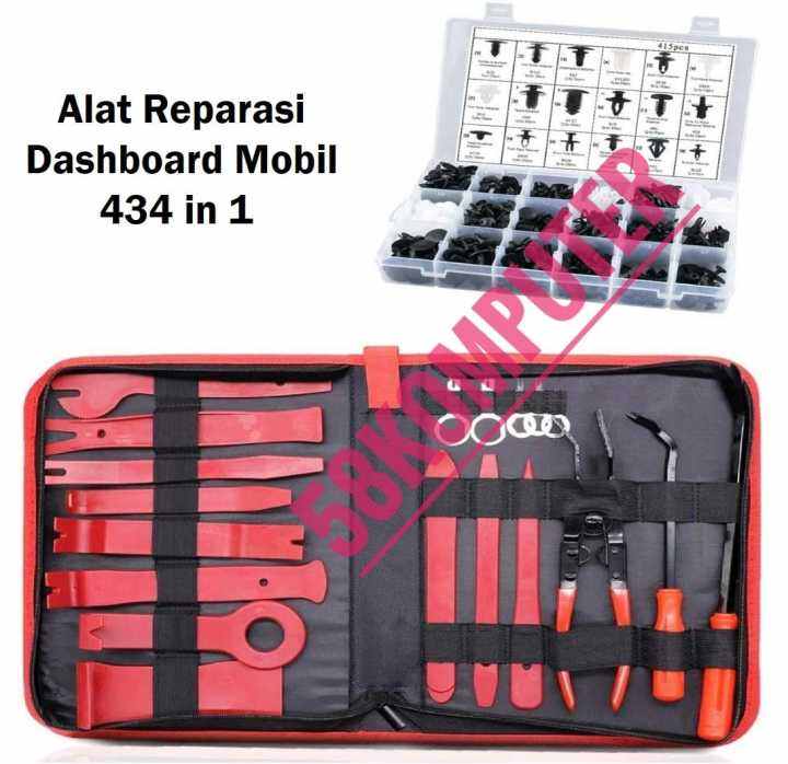 434 in 1 Set Alat Pembuka Pengungkit Panel Mobil Alat Congkel Cungkil ...