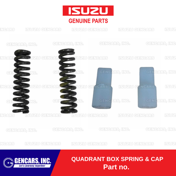 Isuzu Spring & Cap Quadrant Box for Crosswind MT 2001-2015 (Genuine ...