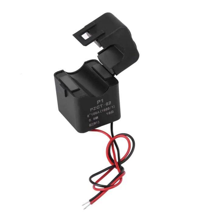 Pzct-02 Split Core Current Transformer Coil Sensor100a Amp Energy Meter ...