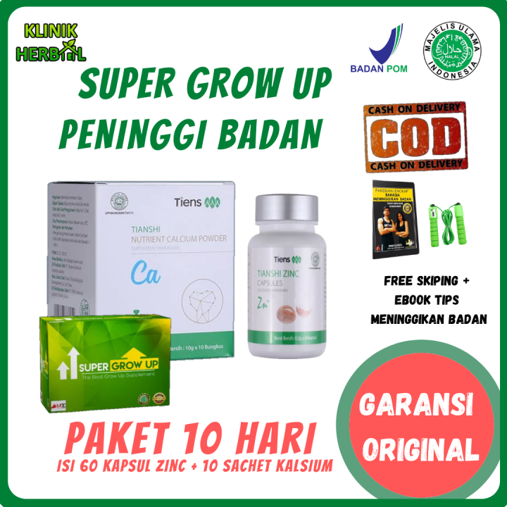 Peninggi Badan Original / NUTRISI TINGGI BADAN / OBAT TINGGI BADAN ...