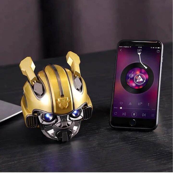 Transformers Wireless Bluetooth Speaker Bumblebee Stereo Subwoofer LED ...