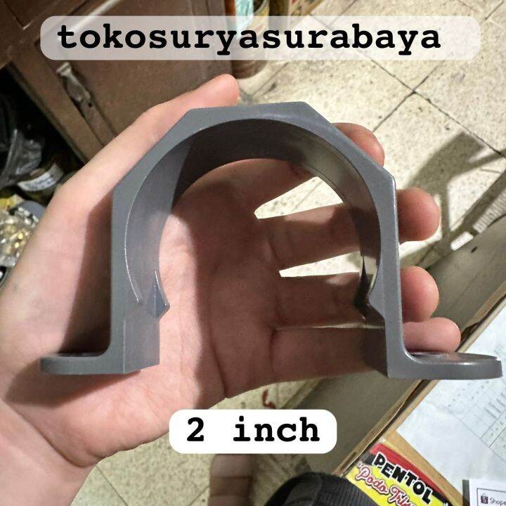 KLEM PVC 2 inch KLEM PIPA PVC CLAM KLEM PIPA 2" KLEM PVC 2" SADLE CLIP ...