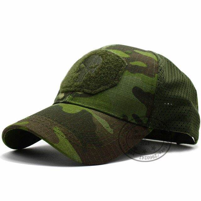 Multicam Operator Cap Bundles Punisher Skull Mesh Fitted Tactical Cap ...