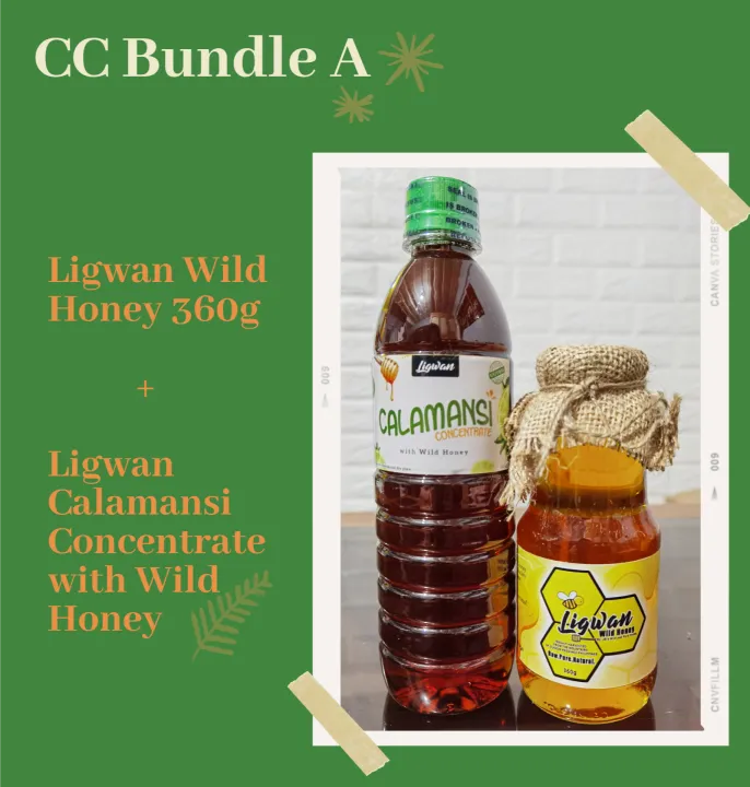 CC BUNDLE A: Ligwan Raw, Wild and Pure Honey 360g + Ligwan Calamansi ...