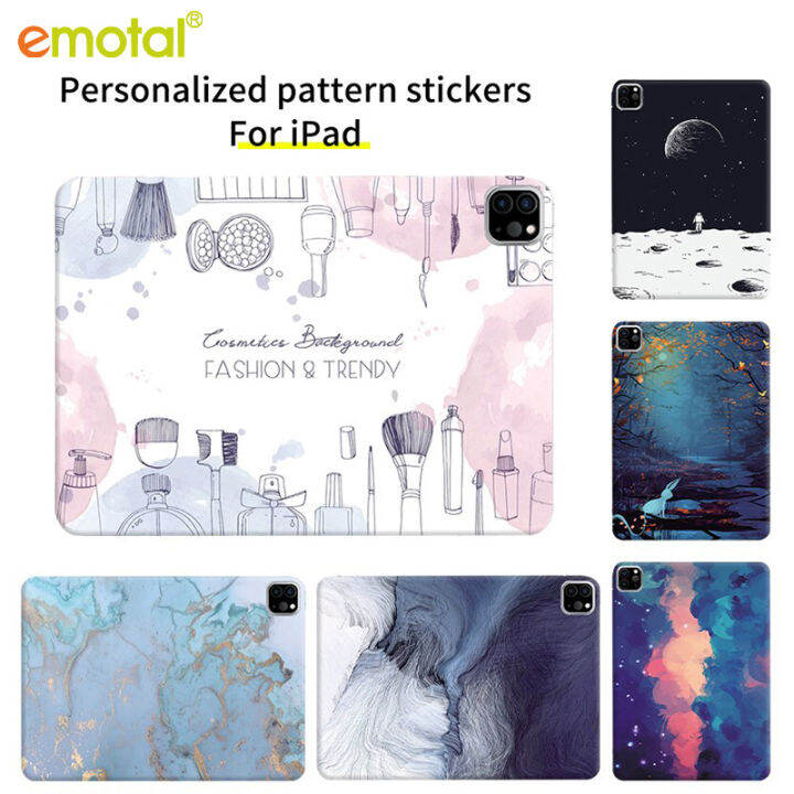 For iPad sticker Skin 2022 ipad 10 iPad Pro 11/12.9 inches Colourful ...