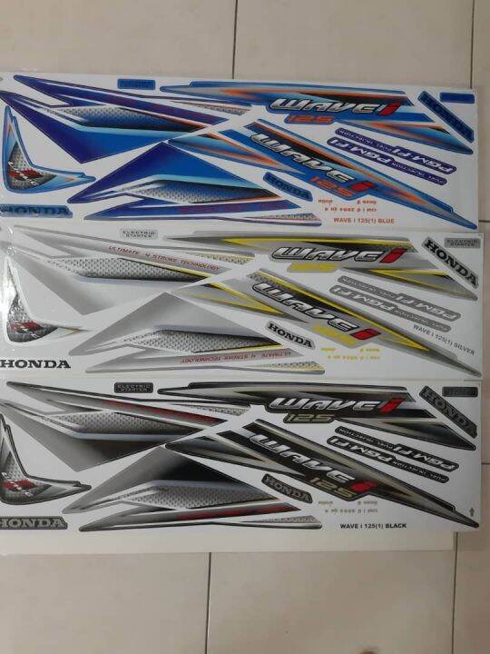 HONDA WAVE 125i (1) BODY STICKER | Lazada