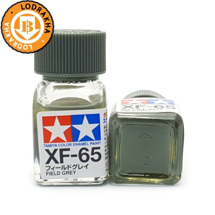 สีพื้นเทาด้านสูตรน้ำมัน Tamiya Enamel XF65 Field Grey 10ml | Lazada.co.th
