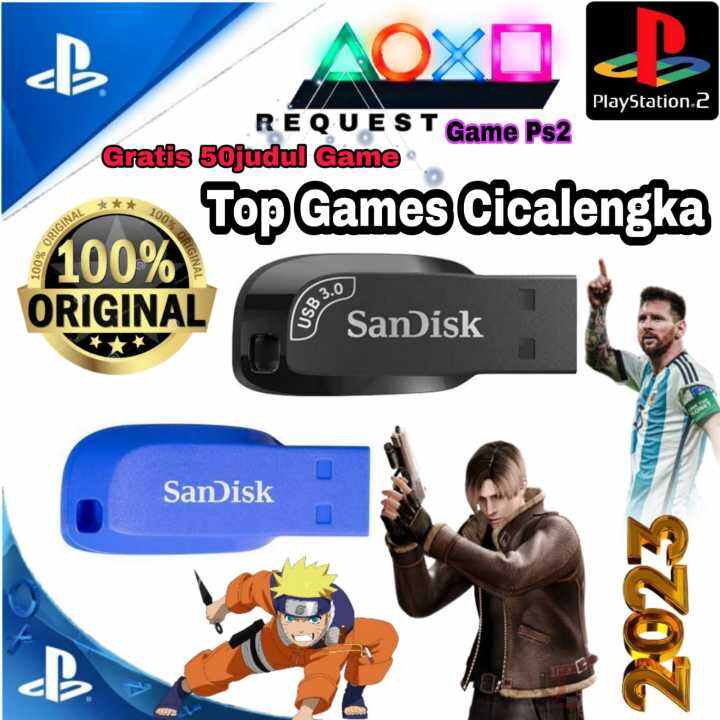 Flashdisk isi game ps2 50game | Lazada Indonesia