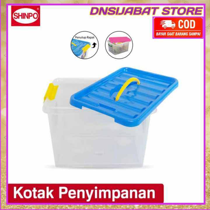 SHINPO Kotak Penyimpanan Kontainer Plastik 16 Liter Ace Container Box ...
