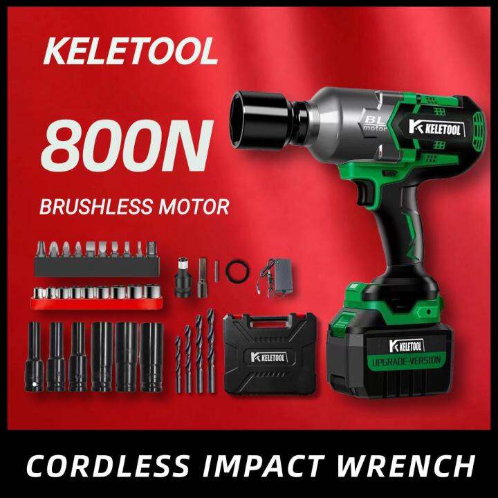 Impact wrench KELETOOL KE004 1/2 inch Cordless Truck Wrench with Robust ...