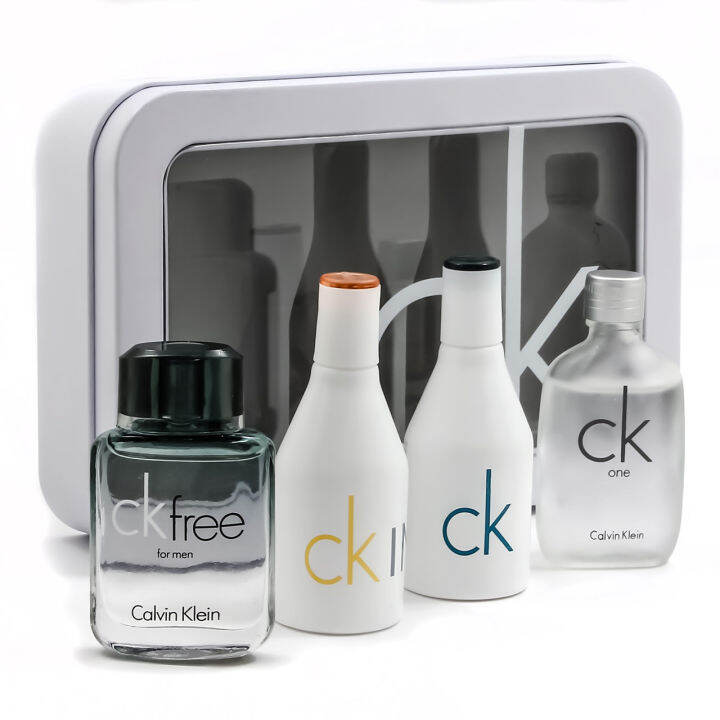 Calvin Klein CK SET 15 ml. กล่องเหล็ก (4 ขวด) | Lazada.co.th