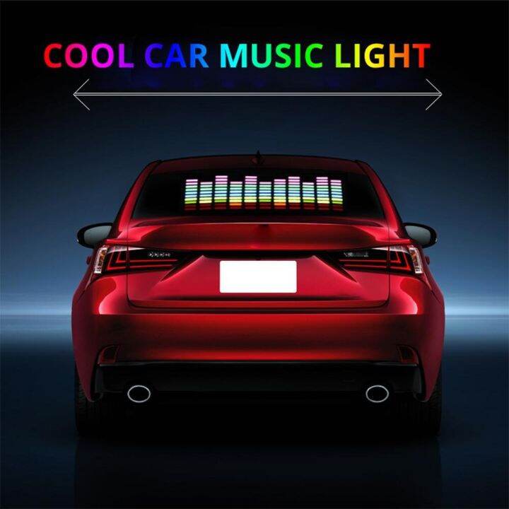 New 45Cm RGB Car Music Rhythm LED Flash Light Sound 2023 With Box ...