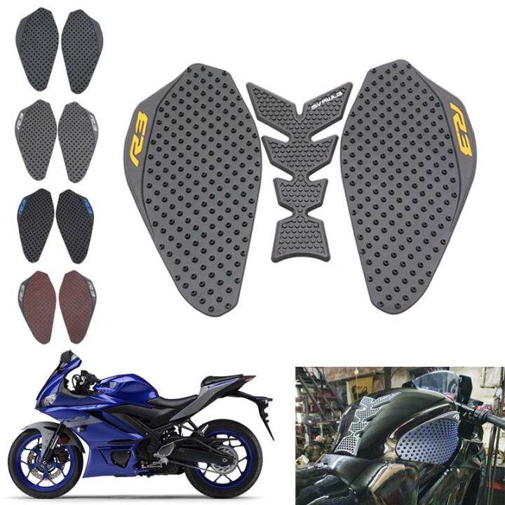 Yzfr3 Motorcycle Tank Pad Protector Sticker Decal Gas Knee Grip Tank 3m