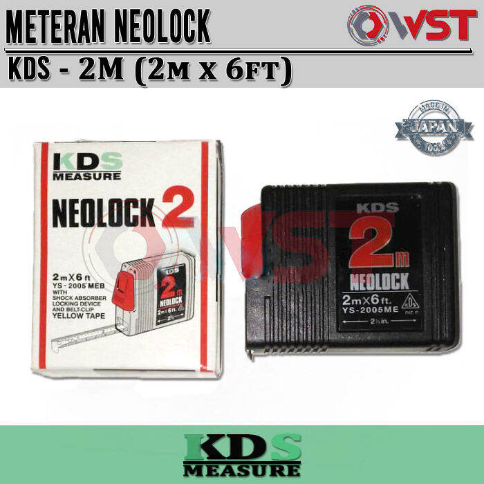 KDS Meteran Neolock 2 M | Lazada Indonesia