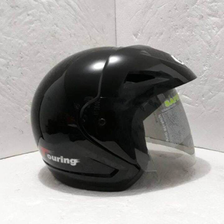 HELM BMC Touring Hitam DAN HITAM DOFF SNI | Lazada Indonesia