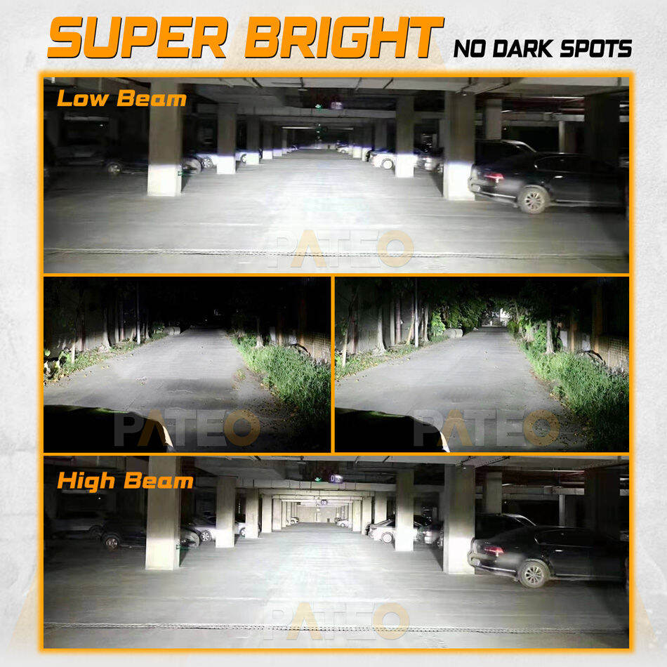 3.0 inch H7 HID LED Headlight Lenses D2S Bi-xenon Projector H7 LED Lens Bulbs Lamps Kit Retrofit ...