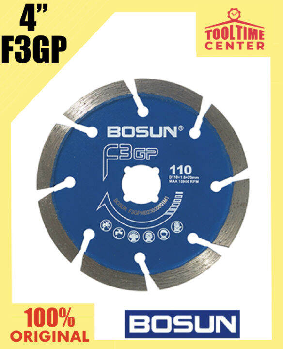 Bosun Extra Super Thin Segmented Diamond Disc 4" for General Purpose ...