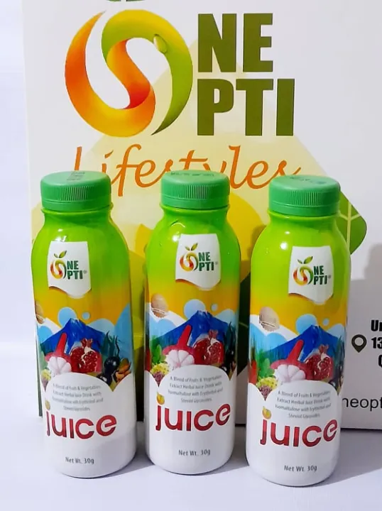 3 Bottles of One Opti Juice with 1 Pack One Opti Choco 100% Original ...