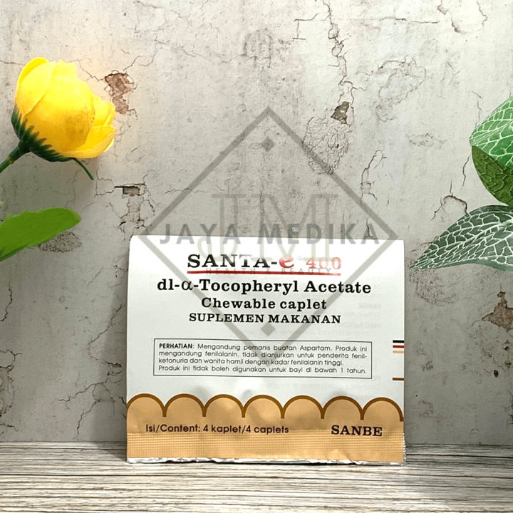 Santa E 400 Per Strip Isi 4 Kaplet Kunyah | Lazada Indonesia