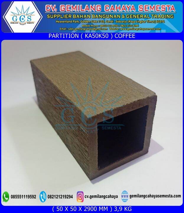 KA50K50 - Partisi WPC / Sekat WPC / Lantai WPC / Pagar WPC / Dinding ...