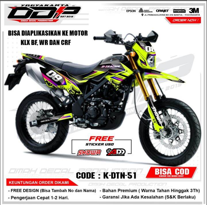 DECAL MOTOR DECAL DTRACKER STIKER DECAL DTRACKER MOTOR DECAL MOTOR ...