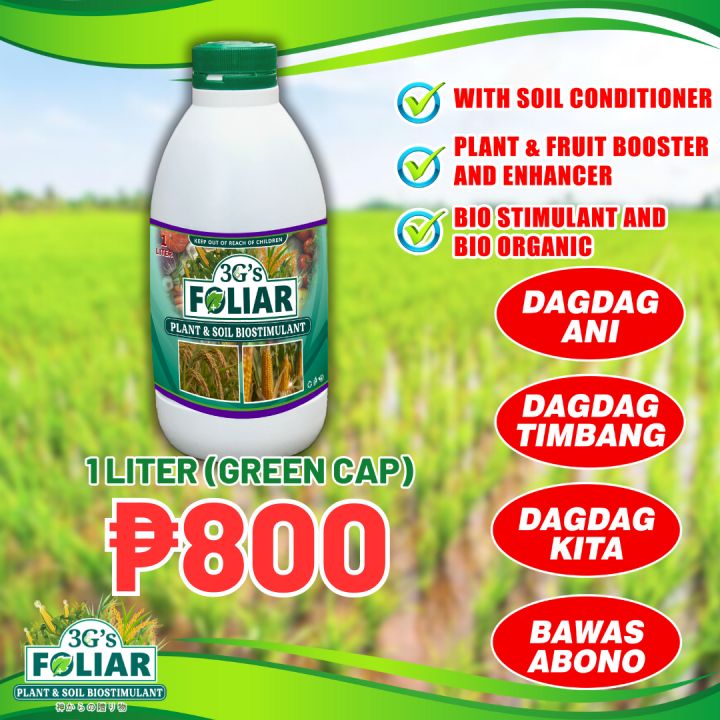 3Gs Foliar Green Soil & Plant Biostimulant | Lazada PH