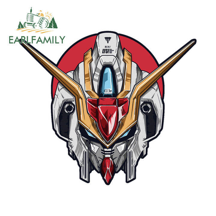 EARLFAMILY 13cm for Gundam Car Stickers Vinyl Scratch-proof Waterproof ...