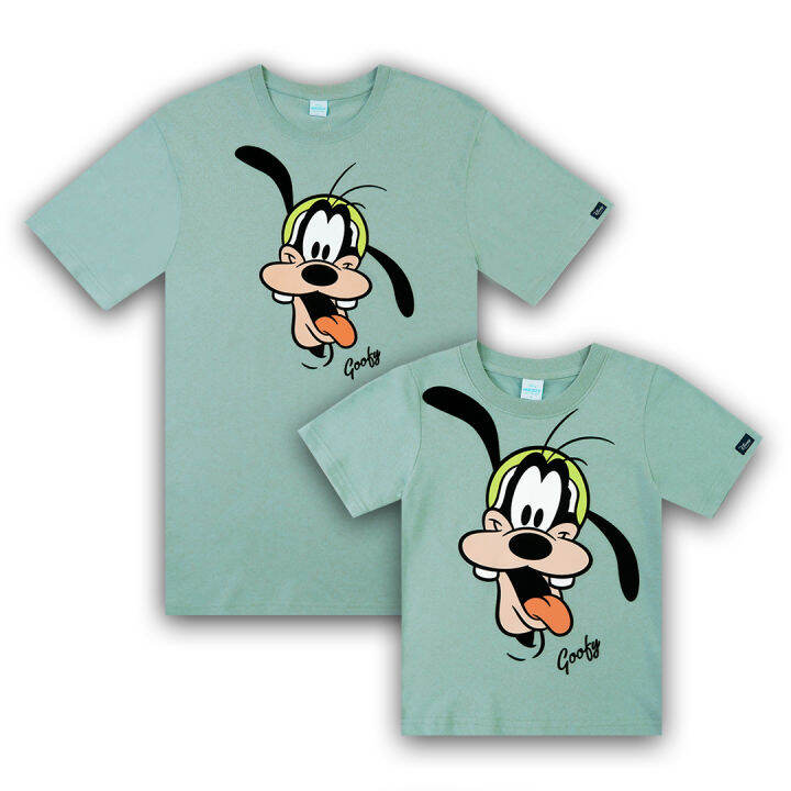 Disney T-Shirt Men & Boy Flock Print Goofy Mickey Mouse&Friends - เสื้อ ...