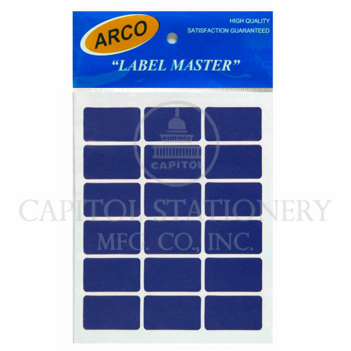ARCO Rectangular Label Stickers/ LABEL STICKER C8511B 32X19MM, 6sheets ...