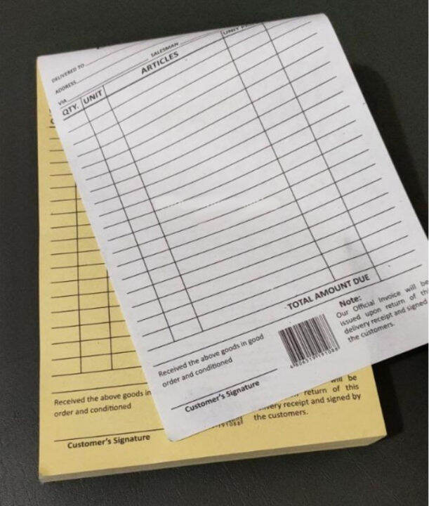 THICK MAKAPAL Delivery Receipt 2-Ply (minimum order 10 pads) | Lazada PH