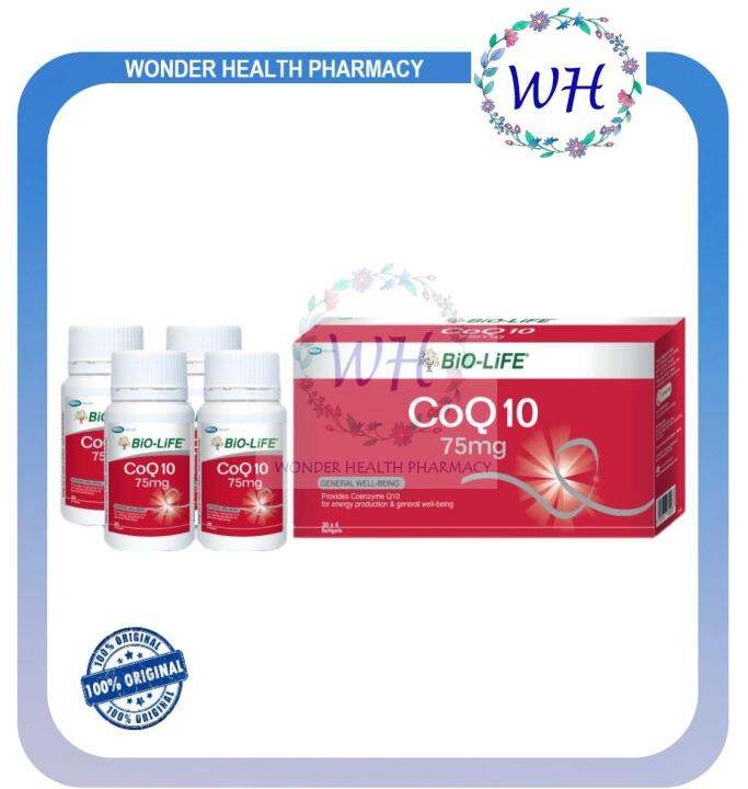 Bio-Life BioLife Bio Life CoQ10 75mg (30SX4) ORIGINAL | Lazada