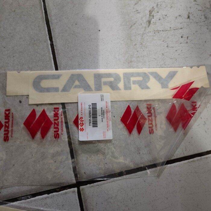 Sticker Stiker Emblem Decal "Carry" Suzuki New Carry ASLI SGP! | Lazada ...