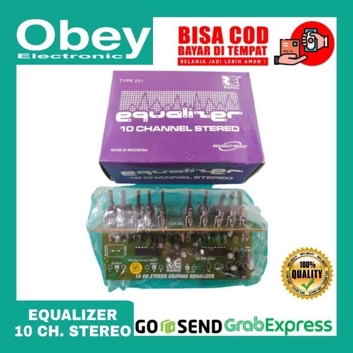 Kit Equalizer 10 Channel Stereo 231 | Lazada Indonesia