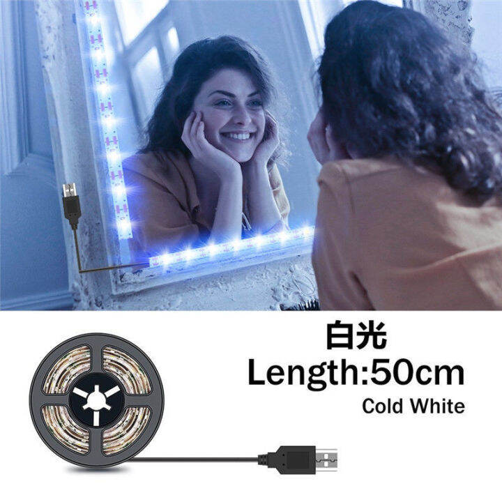 Lampu Strip LED USB 5V, Lampu Strip Fleksibel 2835SMD dengan Saklar ...