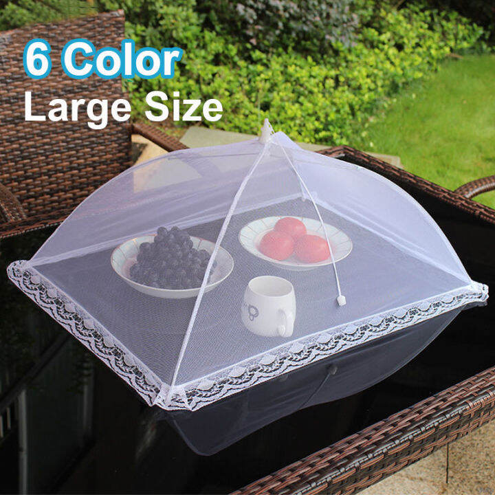 Deyln Large 17inch Folded Household Food Umbrella Cover Picnic Barbecue Party Anti Mosquito Fly ...