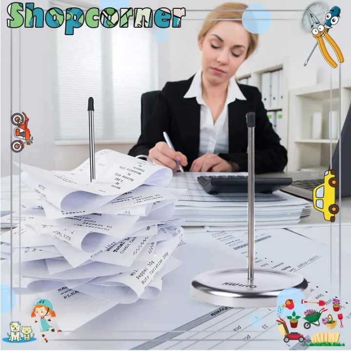 Tusukan Bill 14cm /Nota Paper/ Memo/Bon/ Kertas Spear Stainless Nota ...