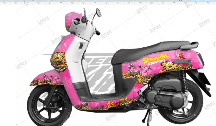 Decal Fazzio Full body 2022 stiker motor sticker striping fazio dekal ...